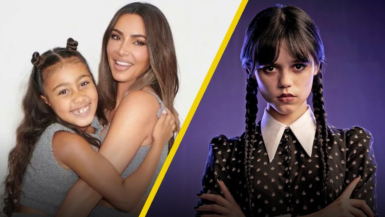 'Merlina': Hija de Kim Kardashian está obsesionada con Jenna Ortega ...