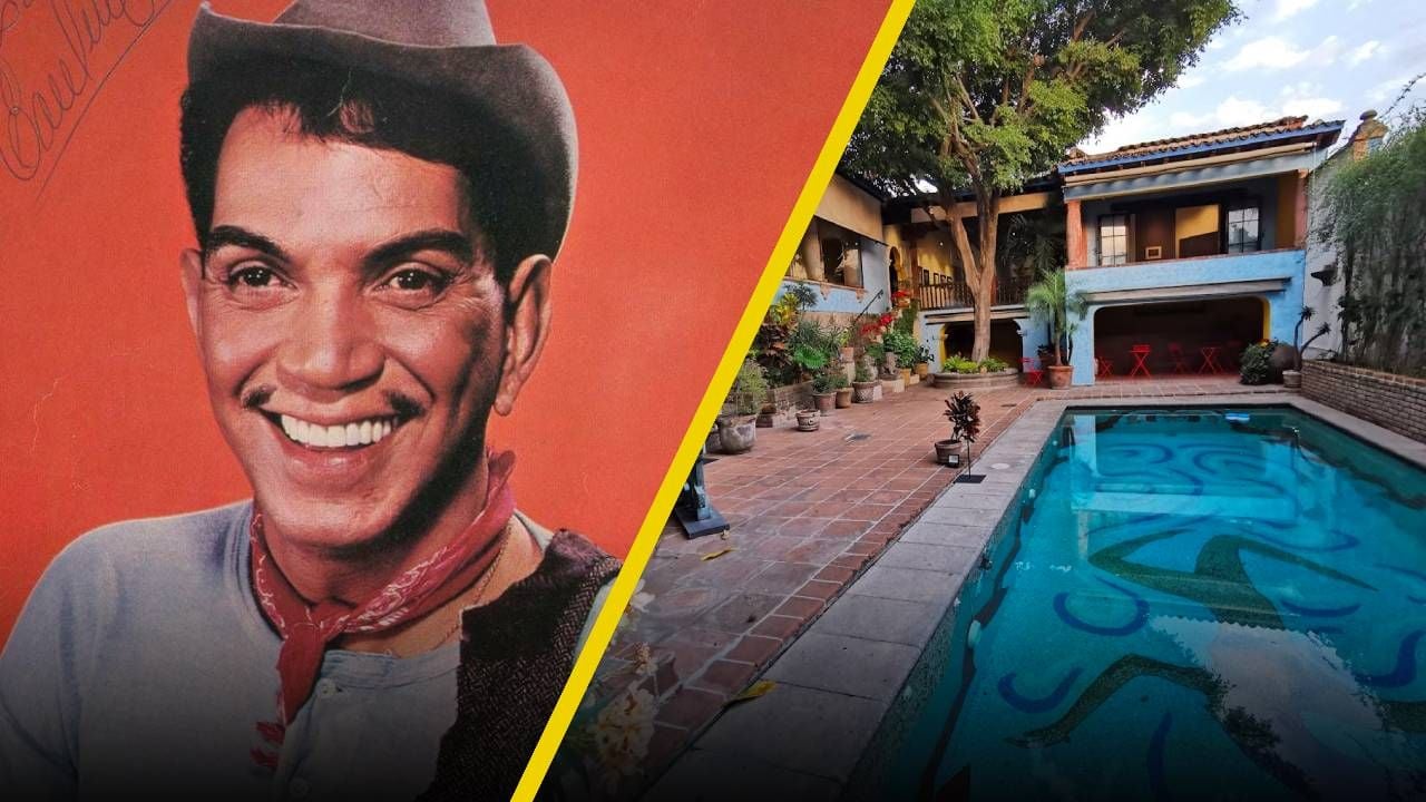 Así se ve actualmente la casa de Cantinflas en Cuernavaca (tiene un mural acuático hecho por ...
