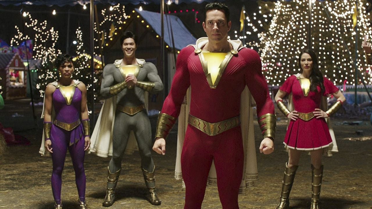 'Shazam 2': Primera imagen de los nuevos trajes de la familia del superhéroe - Noticias de cine ...