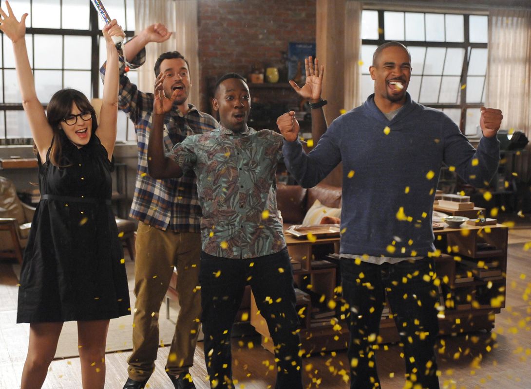 New Girl : New Girl : Foto Lamorne Morris, Damon Wayans Jr., Jake Johnson, Zooey Deschanel ...